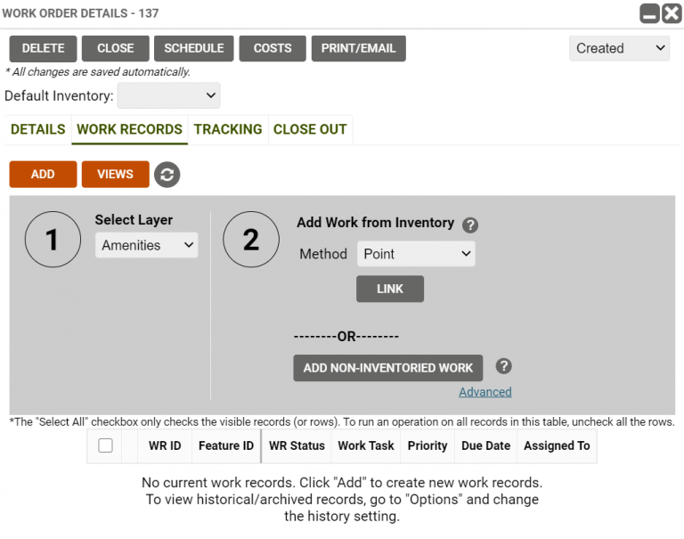 Tutorial: TreePlotter™ PARKS – Work Orders – TreePlotter Support