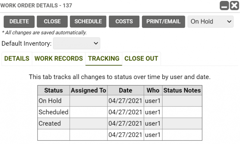 Tutorial: TreePlotter™ PARKS – Work Orders – TreePlotter Support