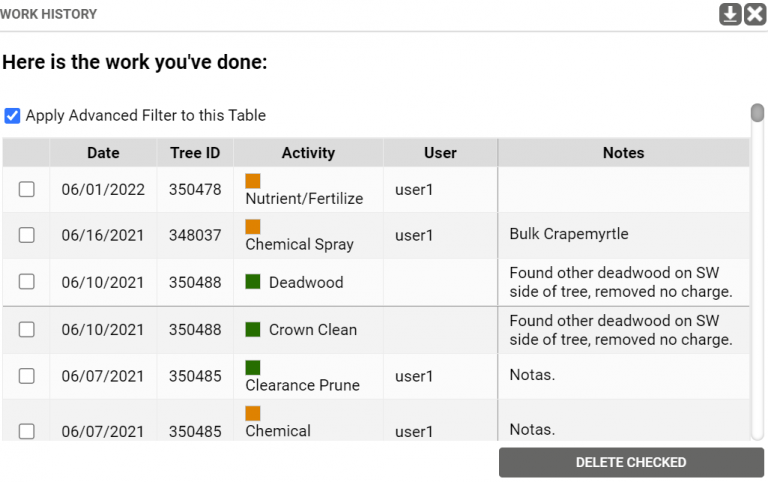 Tutorial: Work History – TreePlotter Support