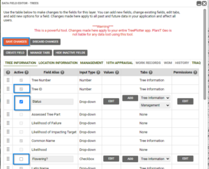 Tutorial: Data Field Editor – TreePlotter Support