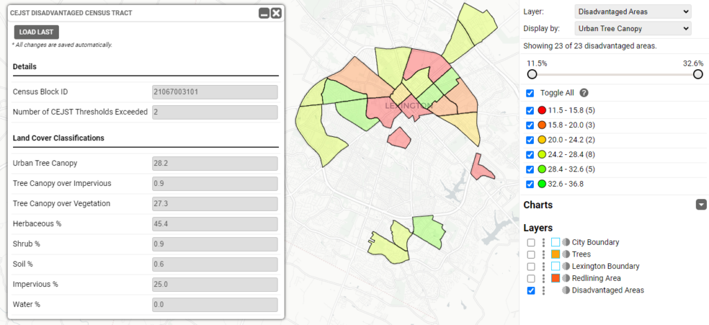 Tutorial: Land Cover & Tree Equity Data Pack – CEJST Disadvantaged ...