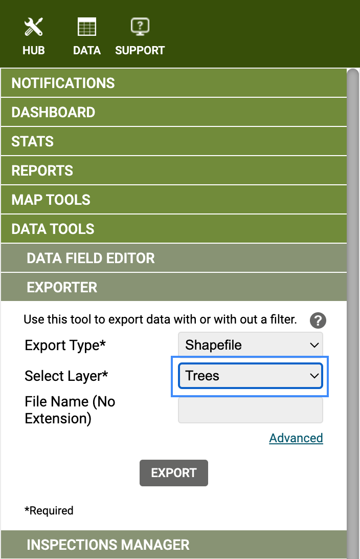 How To: Export Data – TreePlotter Support